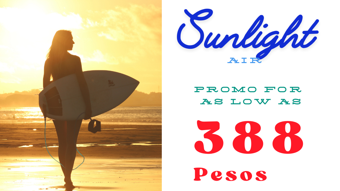 Sunlight Air Promo from Manila, Clark and Cebu!!