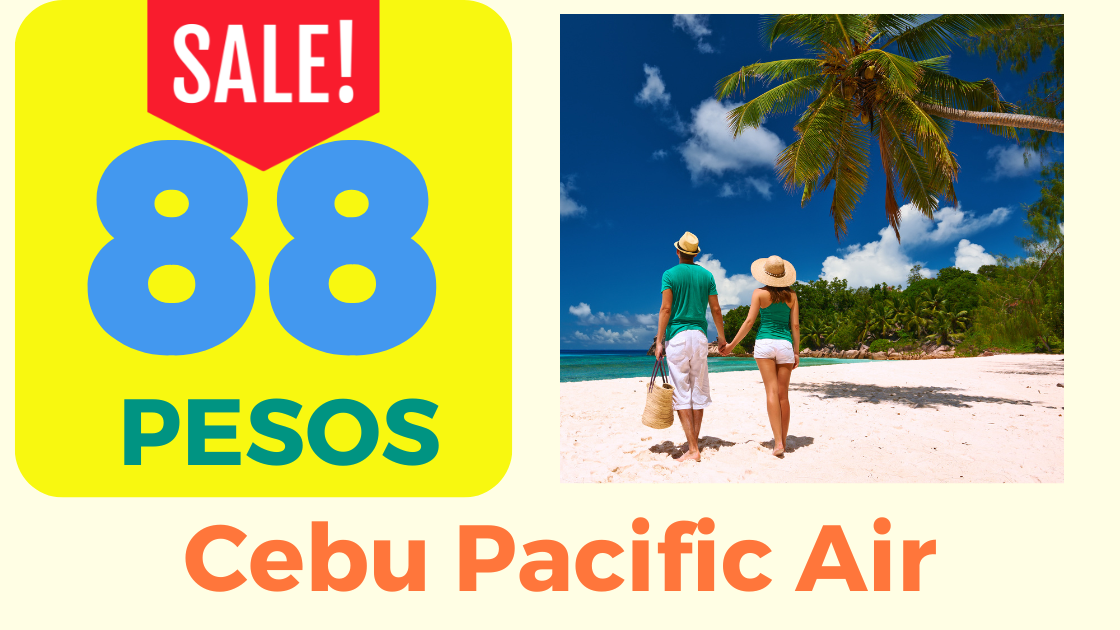 88 Pesos Cebu Pacific Air Tickets December 2024 to January 2025